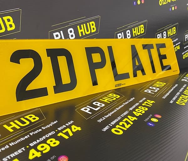 2D Printed Number Plates | Pl8hub Site